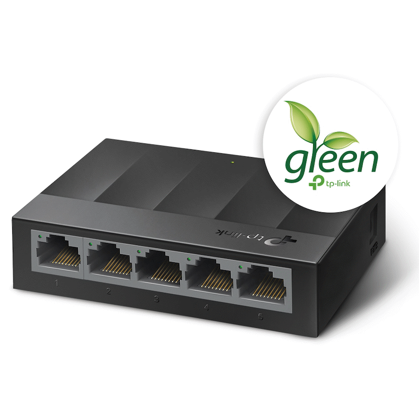 TP-Link LiteWave LS1005G 5-Port Gigabit Desktop Switch - Tribecca Supplies