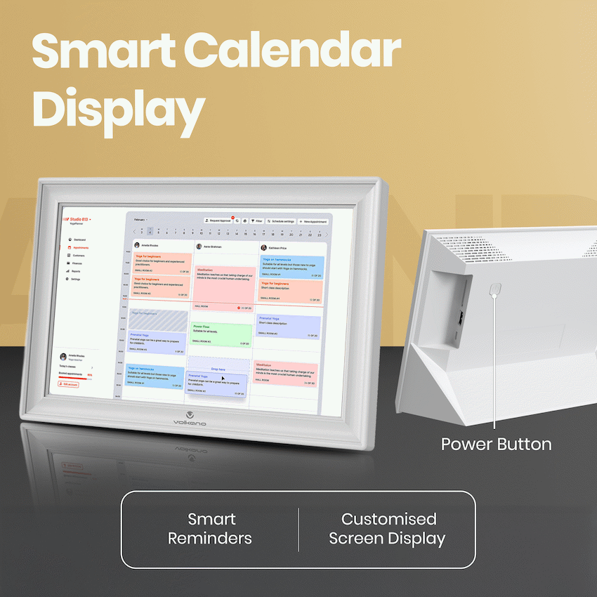 Volkano Agenda Series Smart Calendar and Digital Photo Frame 15.6 ...